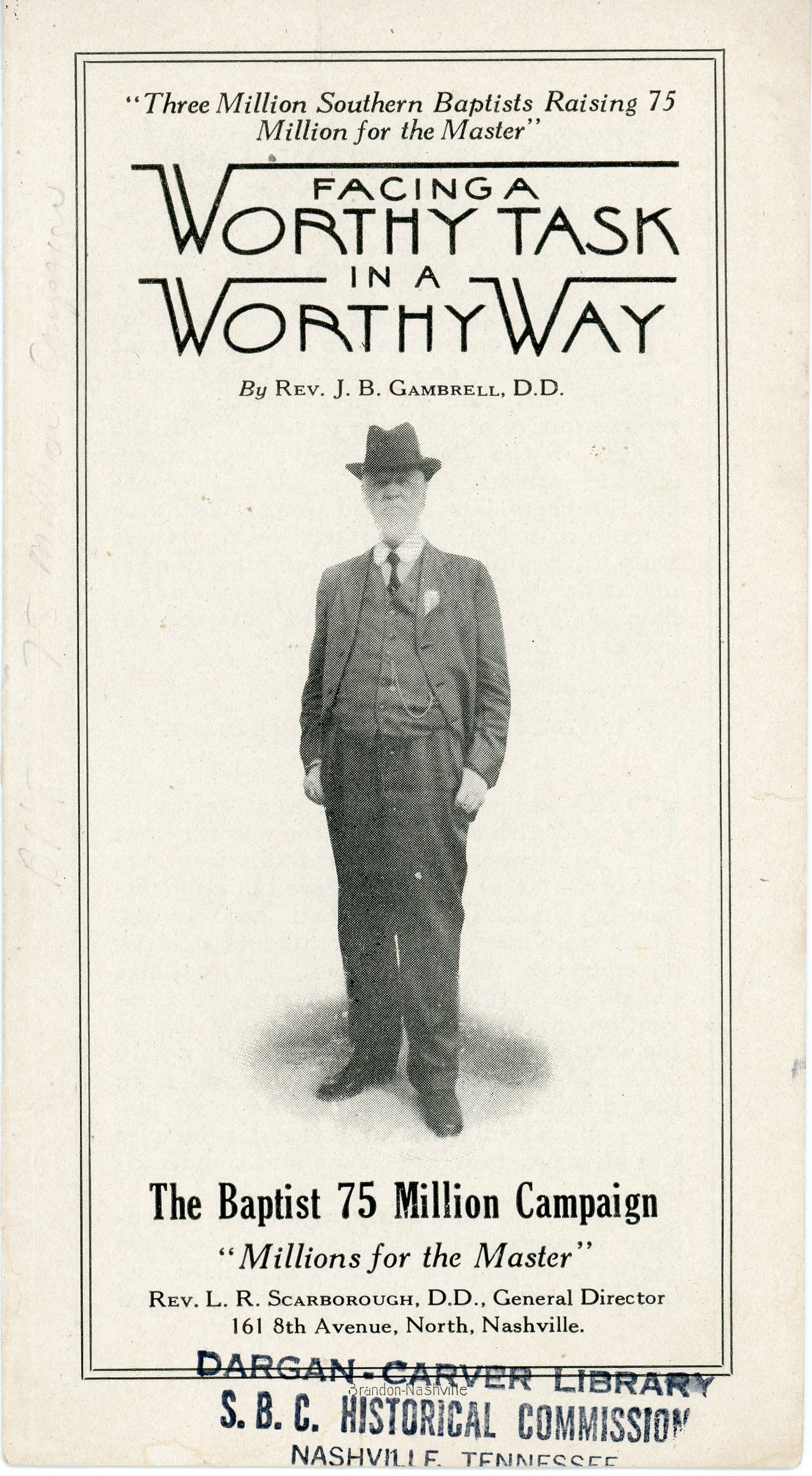 Cooperative Program Promotional Material - Southern Baptist Historical ...