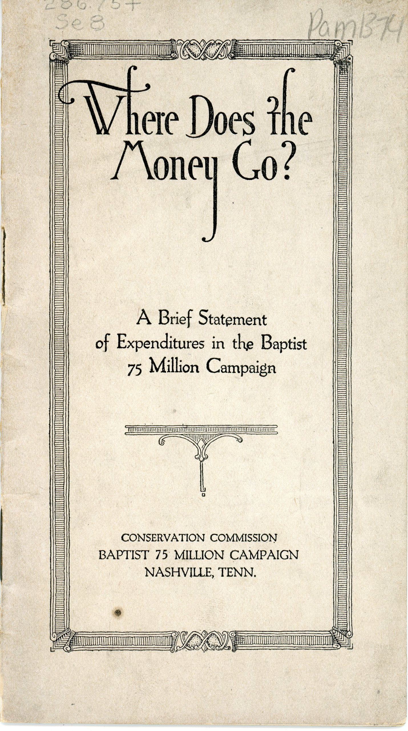 Cooperative Program Promotional Material - Southern Baptist Historical ...